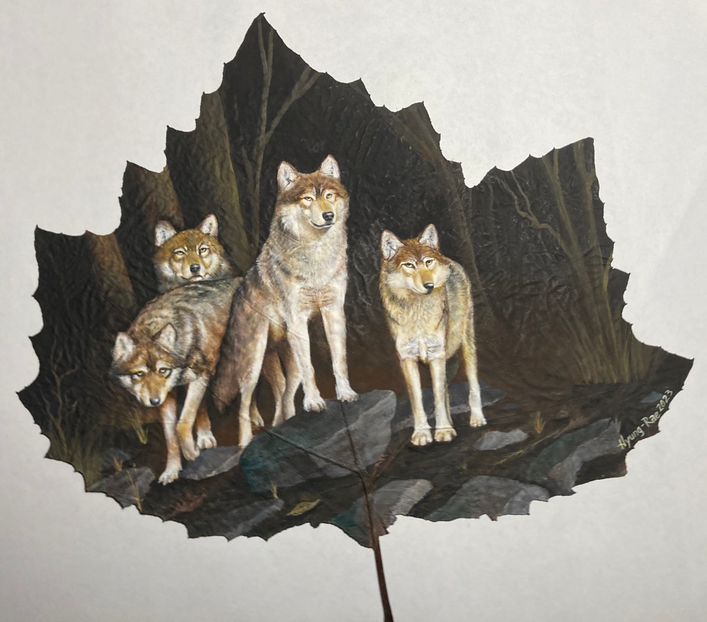 Wolves by Todd “Hyung-Rae” Tarselli - Creative Resistance: Let's Get Free